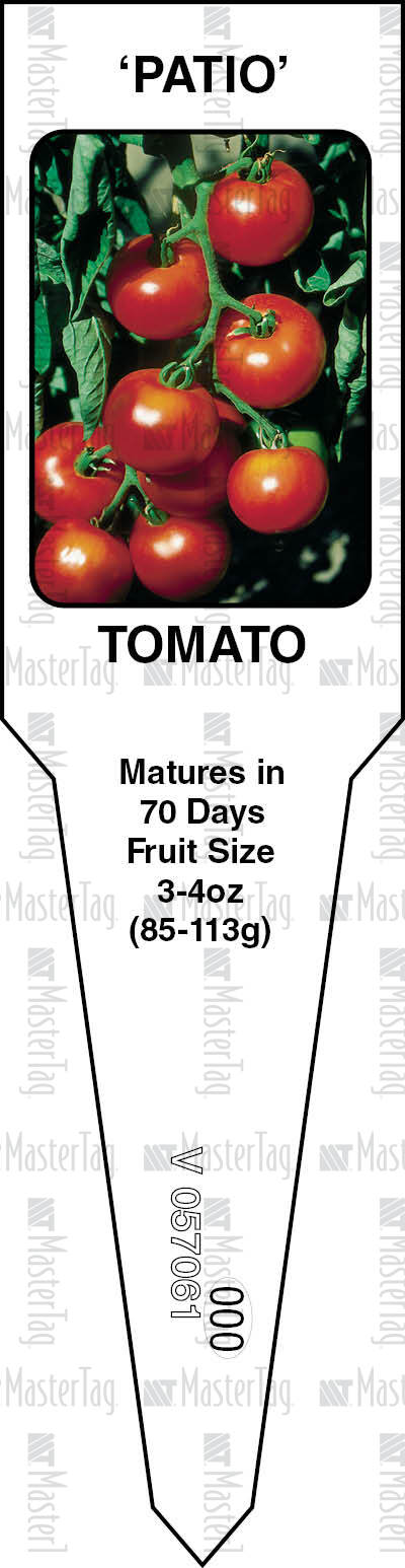 Tomato 'Patio' Master Tag Stake Tag