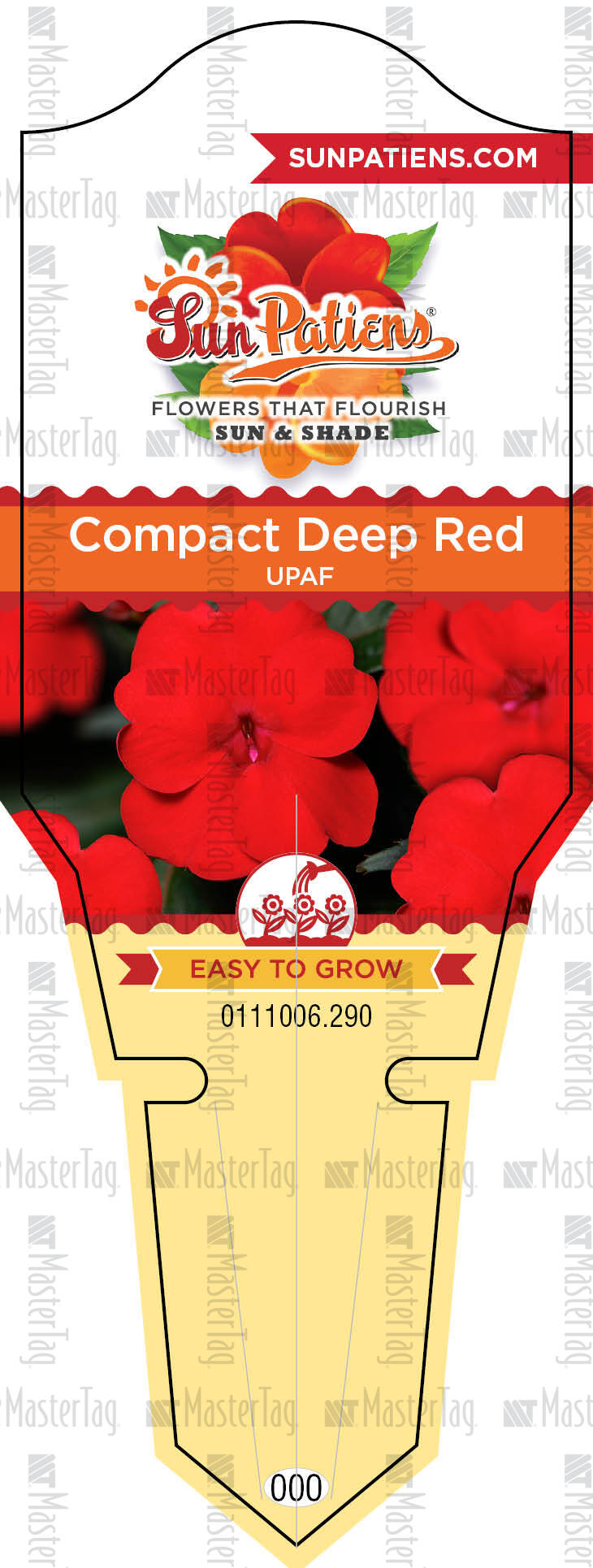 Impatiens SunPatiens® Compact Deep Red Impatiens x hybrida hort Mid XL ...