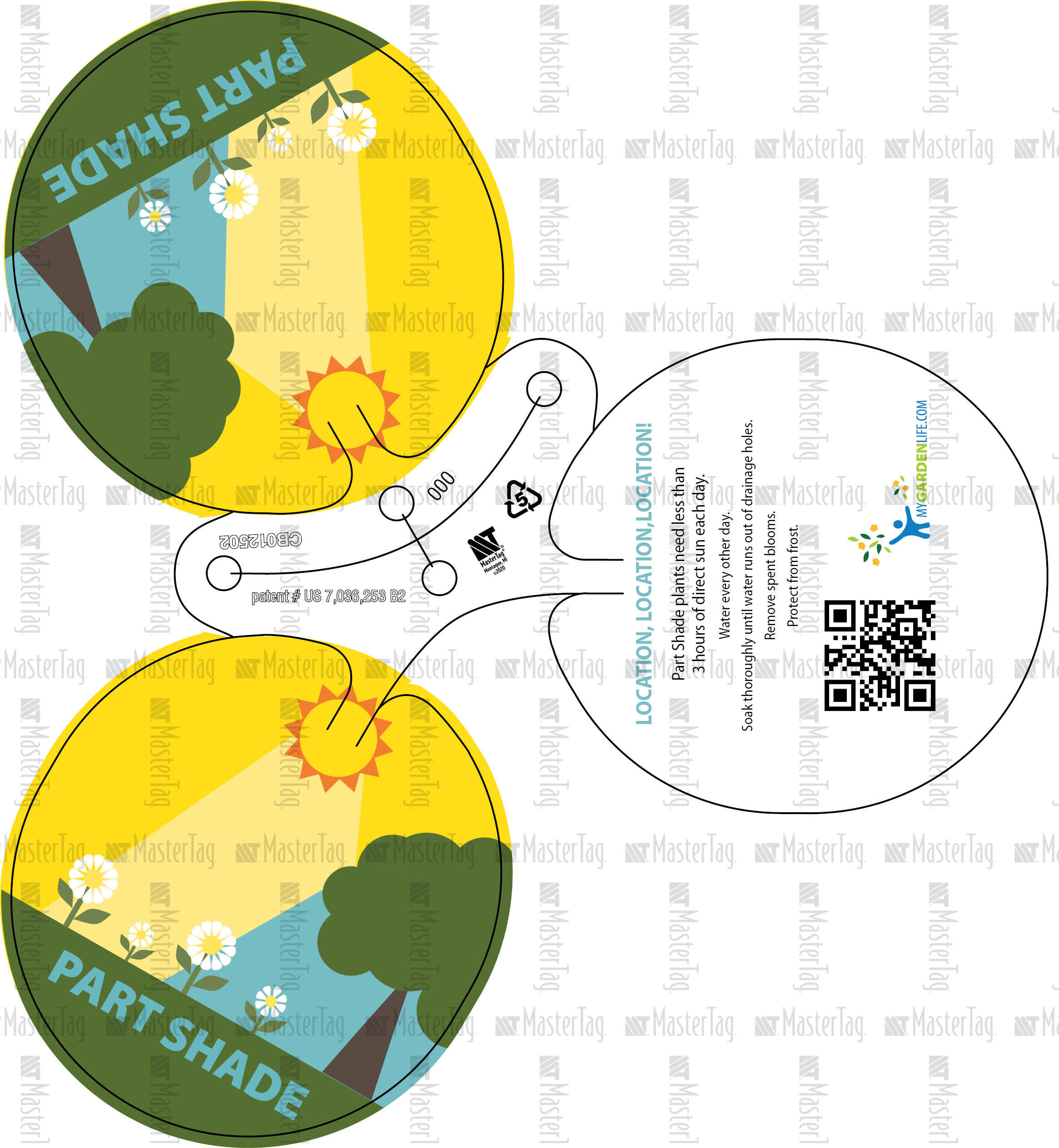 Hanging Basket Collar™ Part Shade