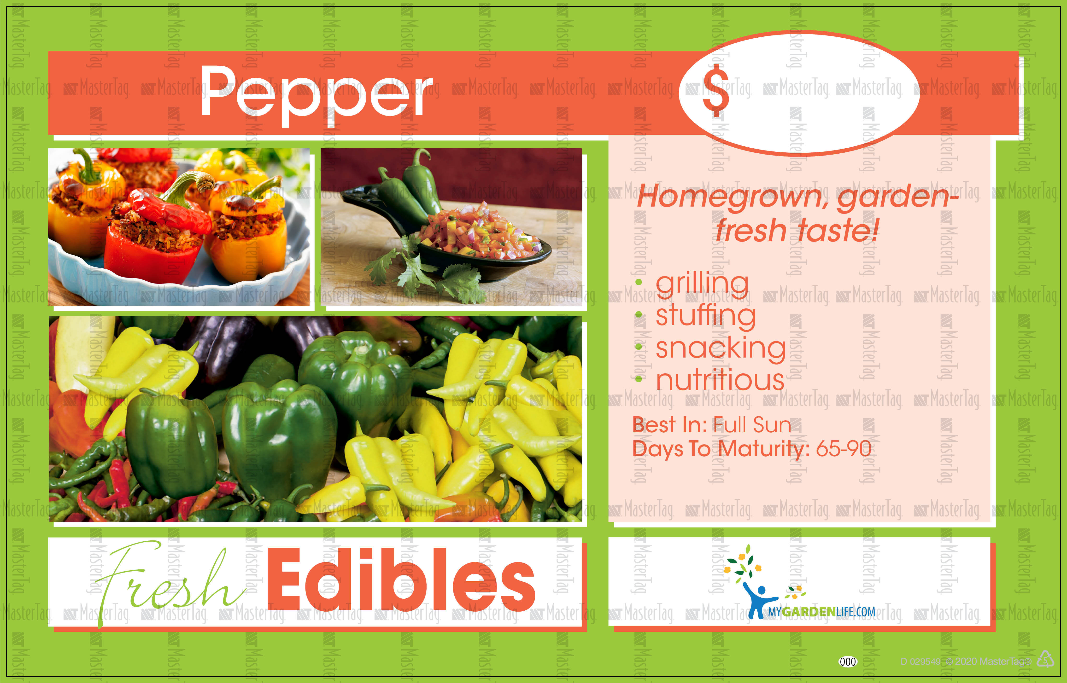 XL™ Designer Series Pepper Display Card