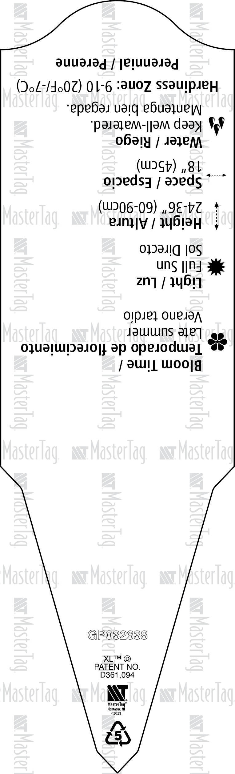 African Lily Gardener's XL Improved Stake Tag